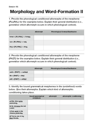 Overview of Allophones - Consonant sound or group Allophones Examples ...
