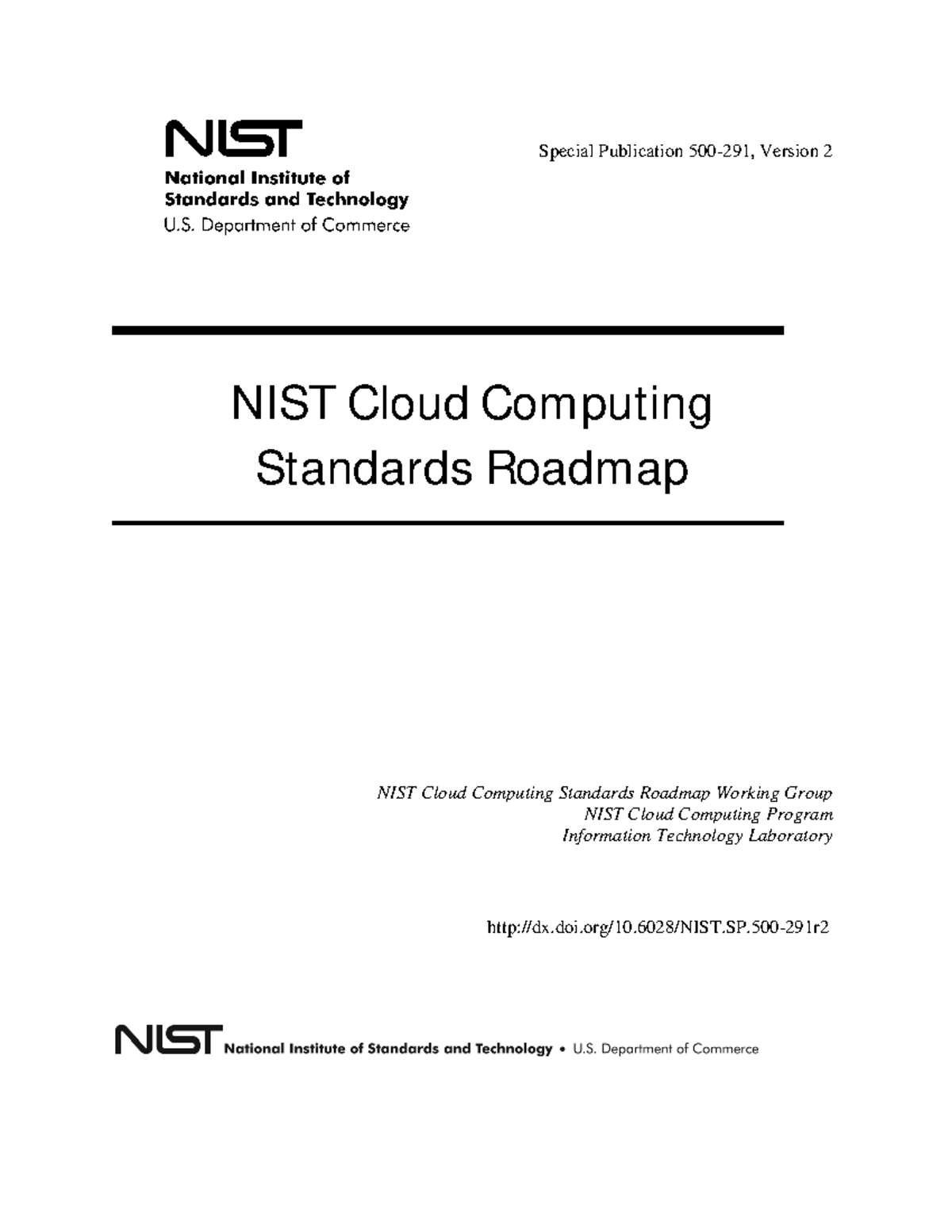 NIST - asd - Special Publication 500-291, Version 2 NIST Cloud ...
