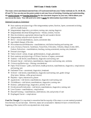 sherpath lessons EAQ elsevier ms1 wk2 - Exit Performance Week 2 EAQ Due ...