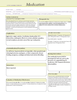 Active Learning Template medication Atypical antipsychotics - ACTIVE ...