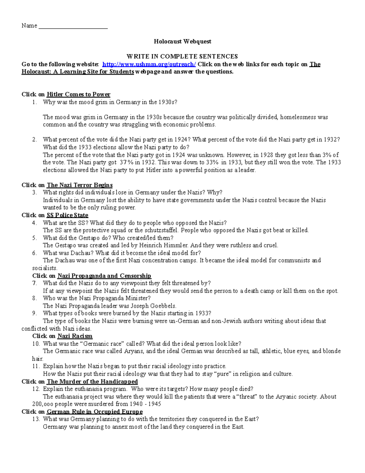 Jayden Nagengast - 22-23 Holocaust Web Quest - Holocaust Webquest WRITE ...