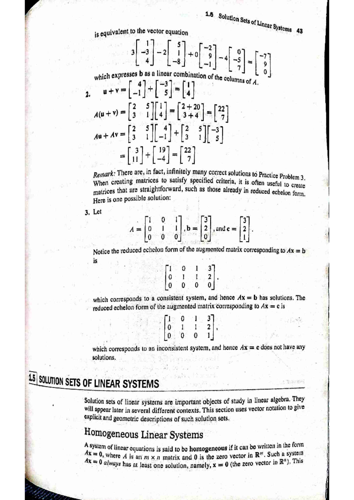 Lecture 10 - Linear Algebra and Its Applications - Studocu