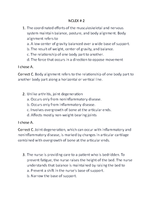 Nclex Questions #1 - NCLEX Questions # The client is unresponsive ...