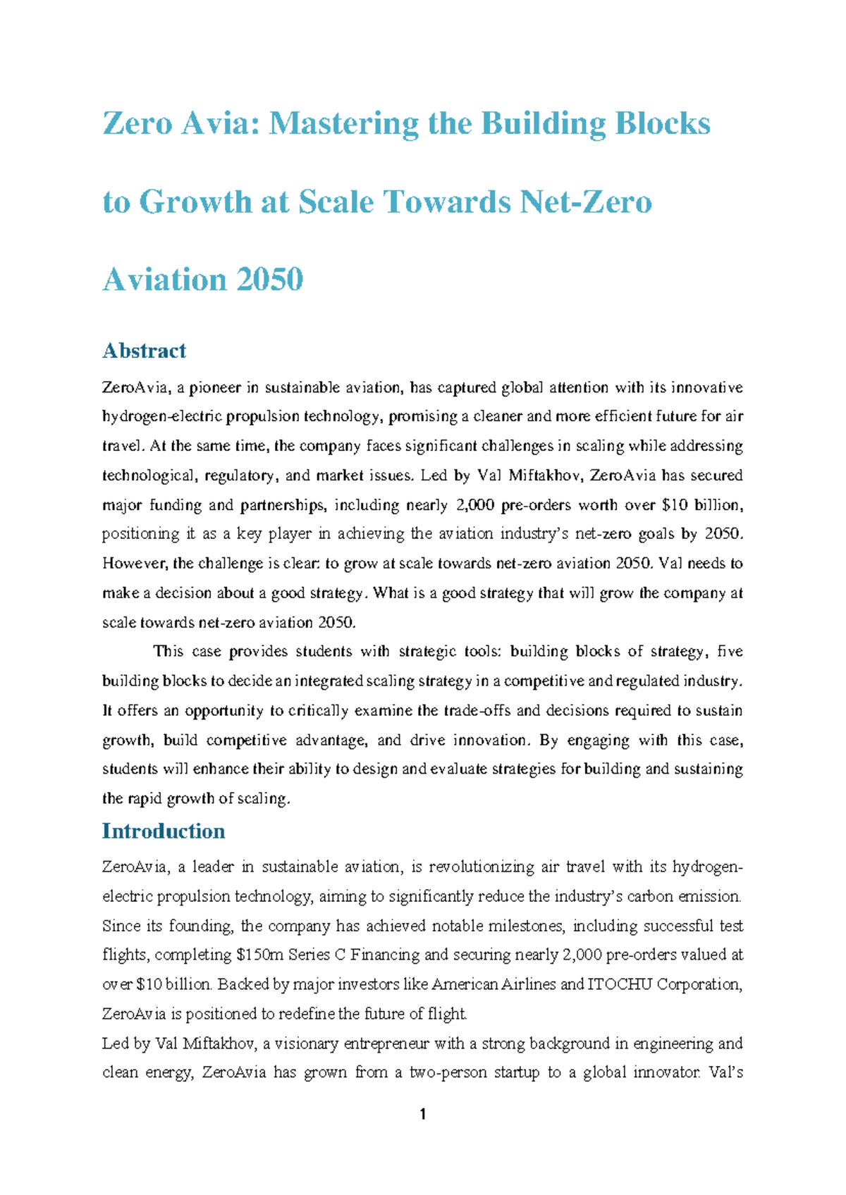 Zero Avia Choosing a new Strategy V3 271124 - Zero Avia: Mastering the ...