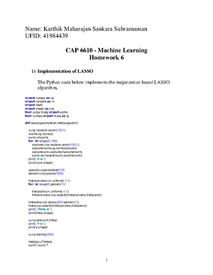 Cap6610sp16 hw3 add - pdf with solutions - ∆-margin separating hyperplanes: In linear support ...