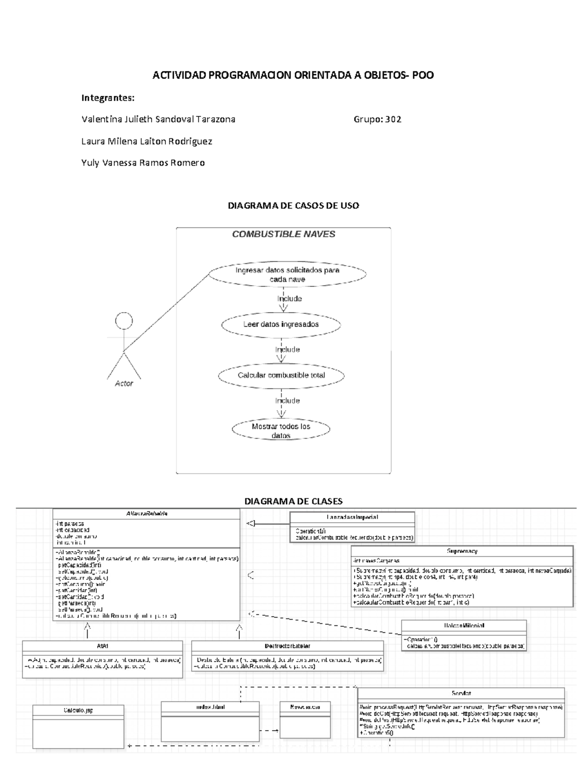 Ejercicio poo - Programación I - ACTIVIDAD PROGRAMACION ORIENTADA A ...