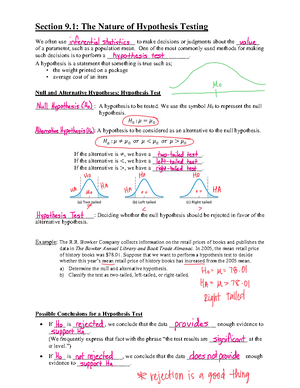 8 - Chapter 8 notes Jennifer beckman - Section 8: Estimating the ...