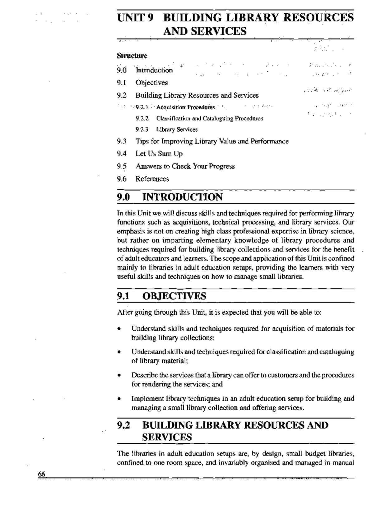 Unit-9 - Study material if b.lib - mode, mostly by adult education ...