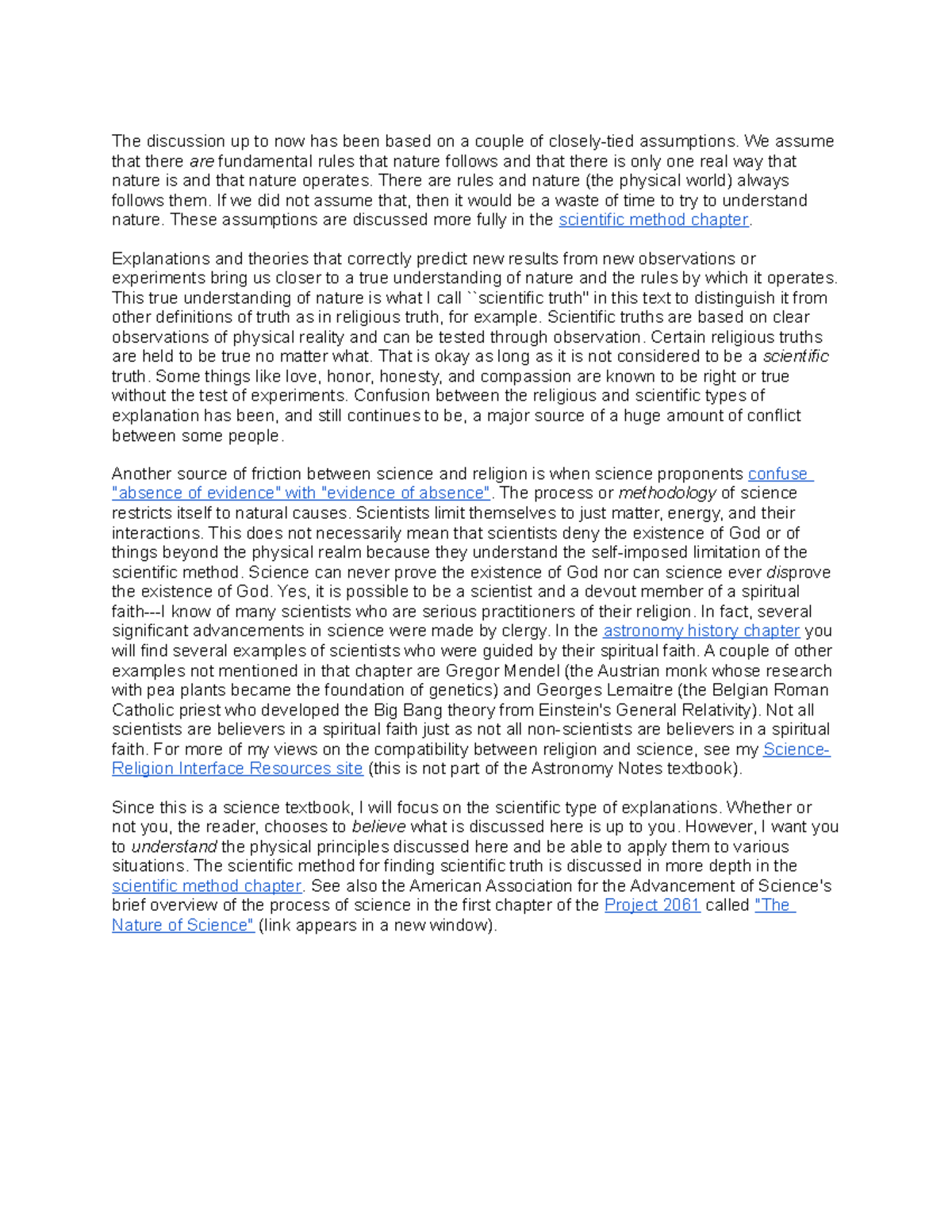 Astro 6 - Lecture notes - The discussion up to now has been based on a ...