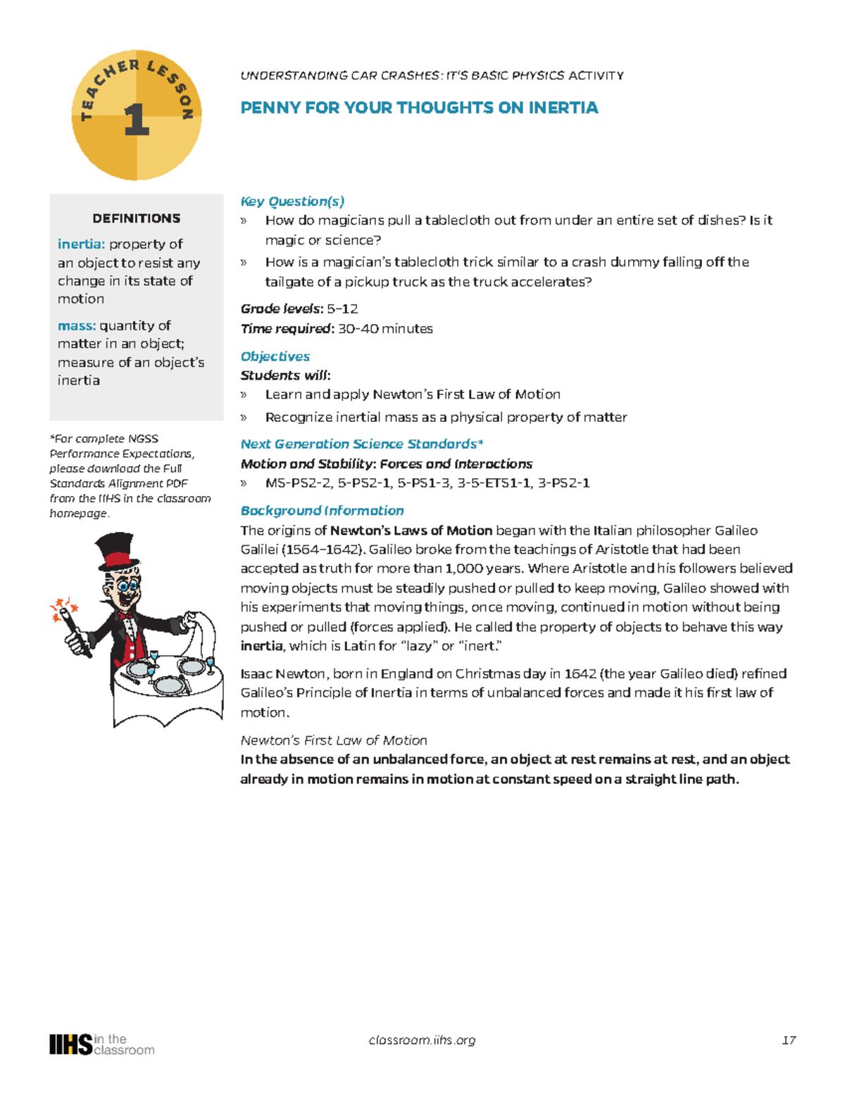 Penny Teacher-Inertia - UNDERSTANDING CAR CRASHES: IT'S BASIC PHYSICS ...