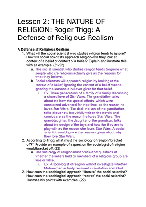 Lesson 2 Arguments About GOD’S Existence Gaunilo Critique of the ...