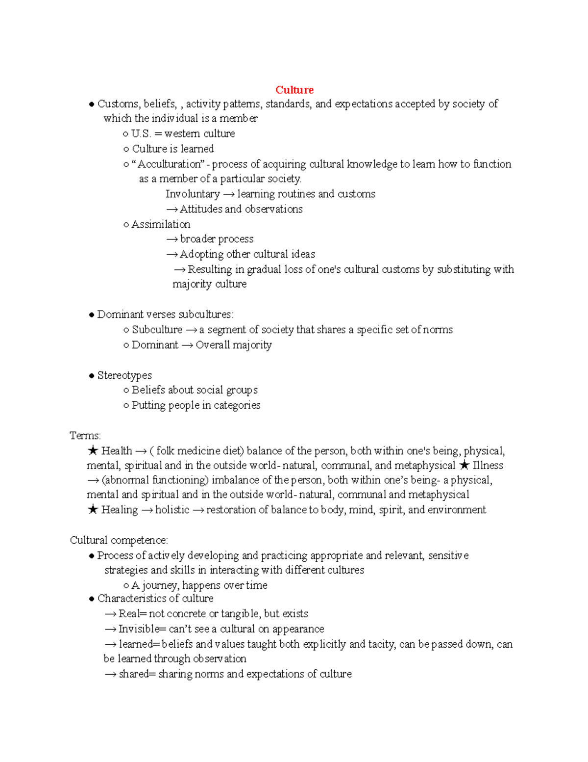 Culture - Culture Customs, beliefs, , activity patterns, standards, and ...