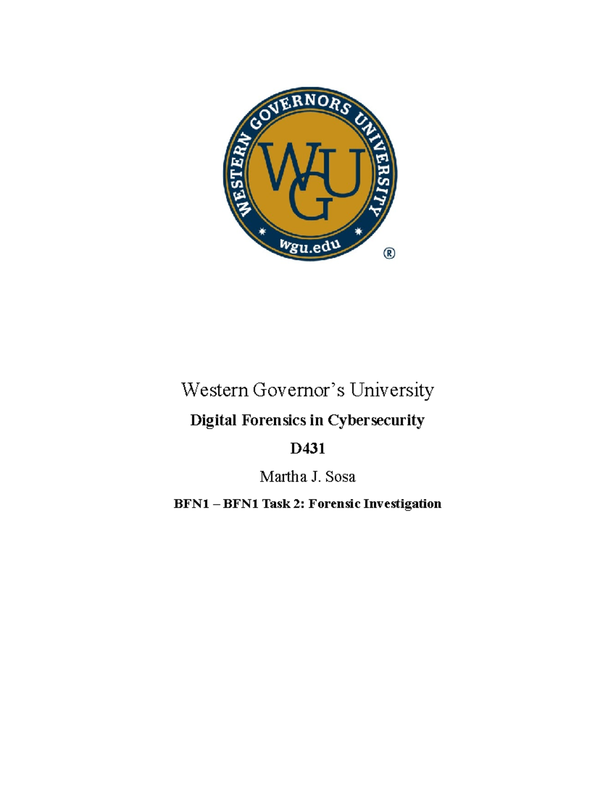 Bfn1 Bfn1 Task 2 Forensic Investigation Western Governor S