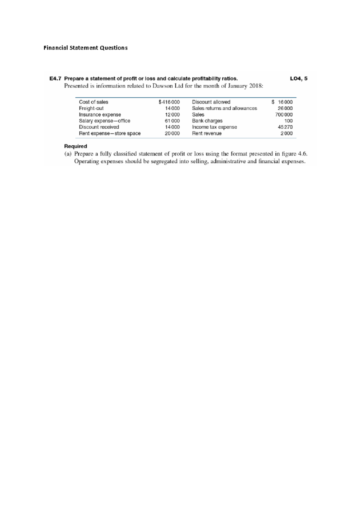 Financial Statement Questions Financial Statement Questions Dawson financial-statement-questions-financial-statement-questions-dawson