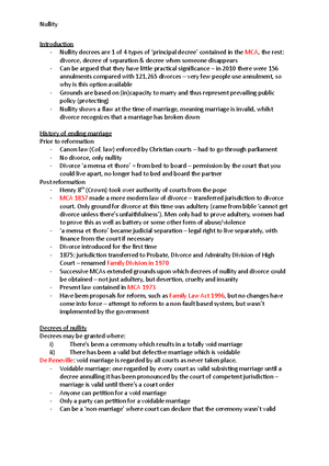 Ancillary Relief - Lecture notes 2-6 - ANCILLARY RELIEF Ancillary ...