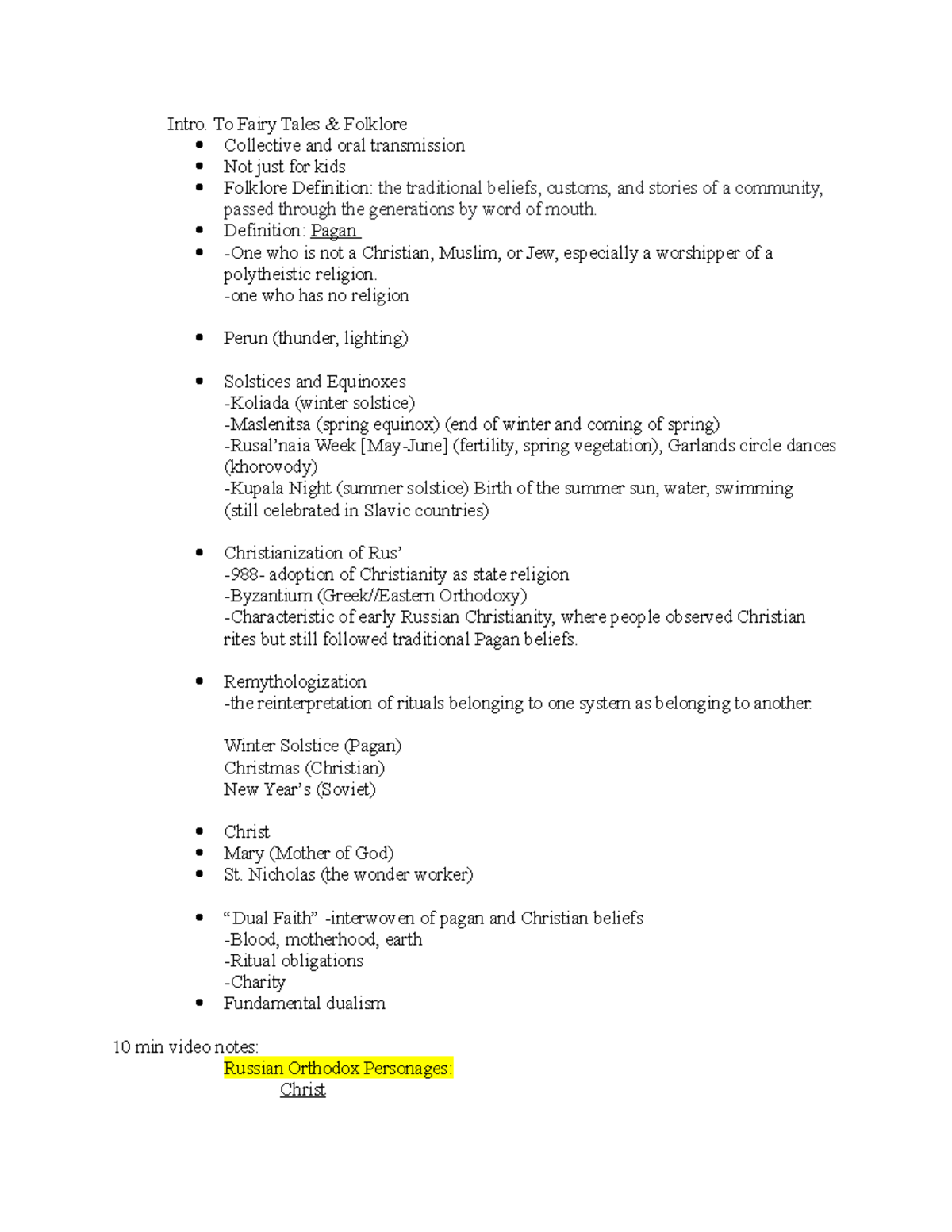 Intro to Fairy Tales 01:13:2023 - Intro. To Fairy Tales & Folklore ...