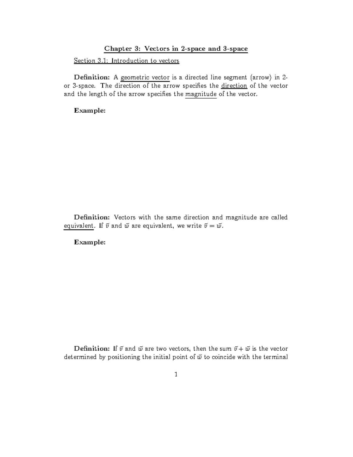 Linear Algebra Chapter 3 Mat1503 Unisa Studocu