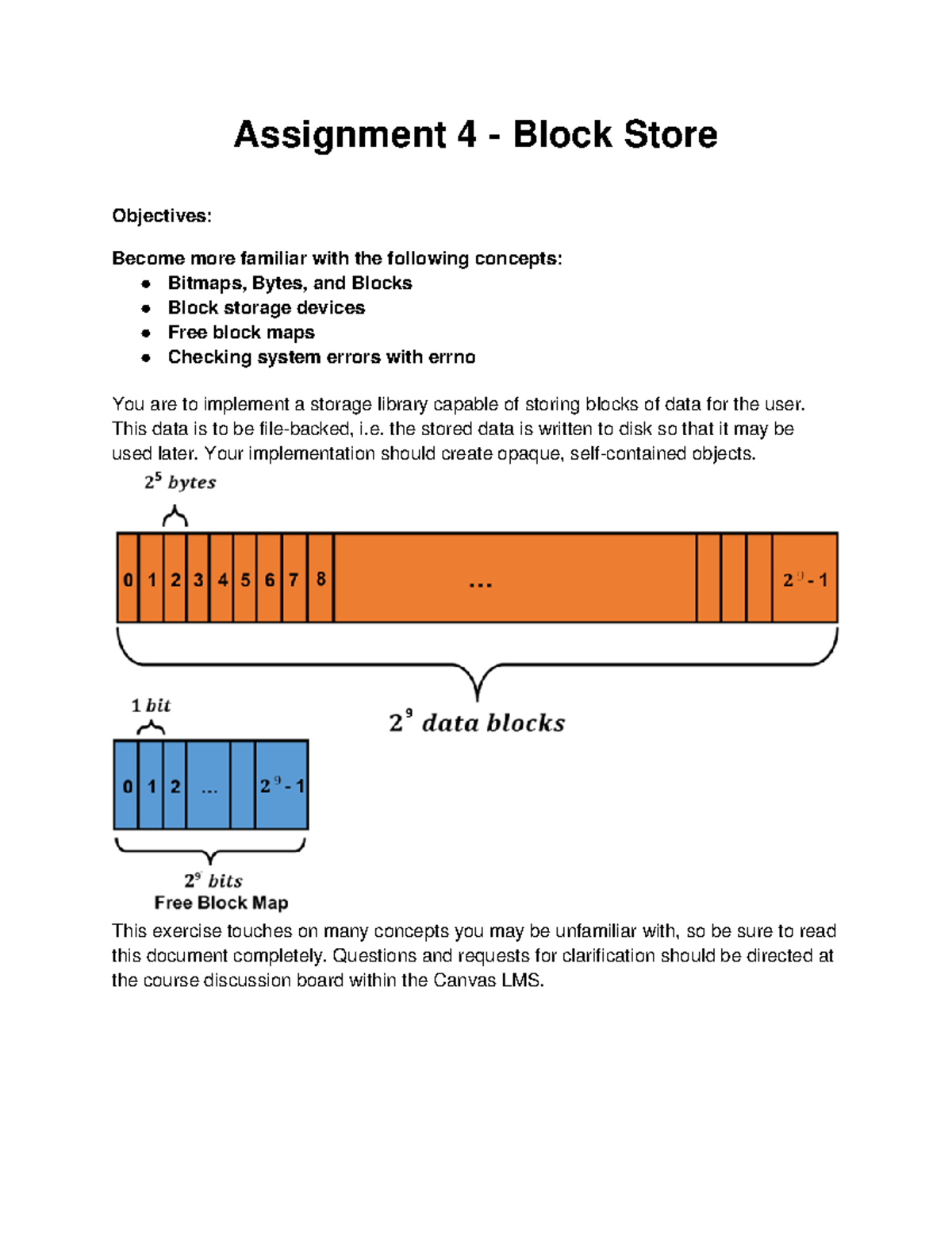 A4 - Block Store - Project - Assignment 4 - Block Store Objectives ...