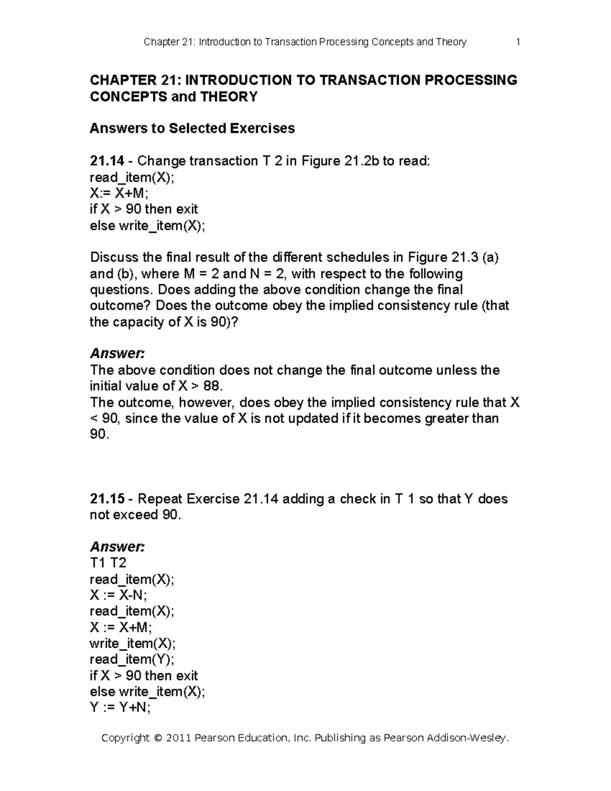 Elmasri 6e ISM 20 - ABOUT DATA - CHAPTER 21: INTRODUCTION TO TRANSACTION PROCESSING CONCEPTS and ...