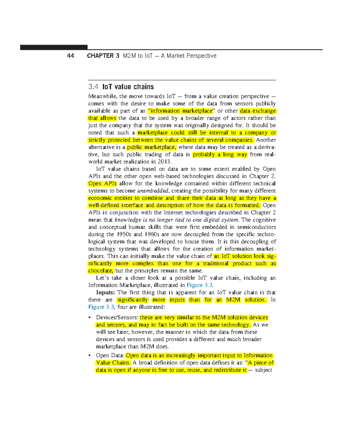 Io T Value Chain - lecture note - 3 IoT value chains Meanwhile, the ...