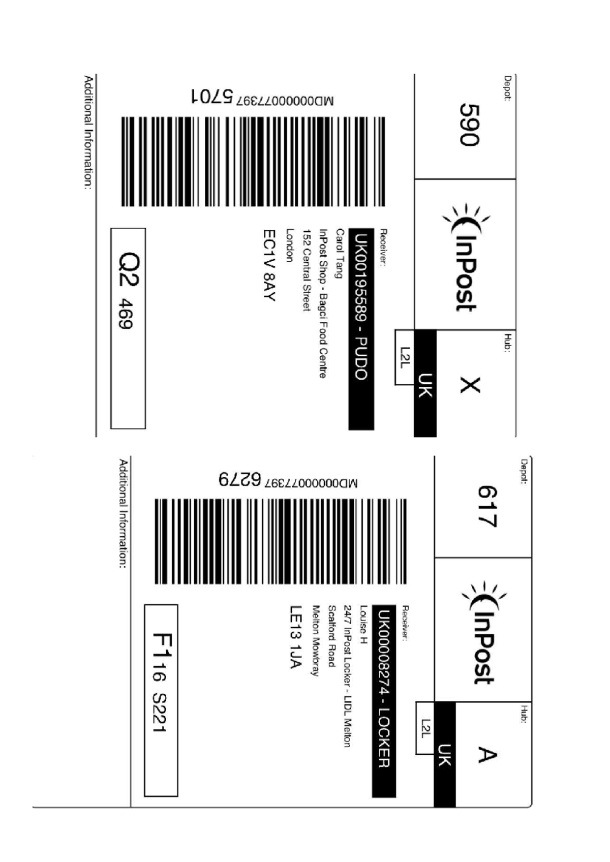 Edith printing labels - sfnlknfnkeja - CTR10126 - Depot: Hub: Depot ...