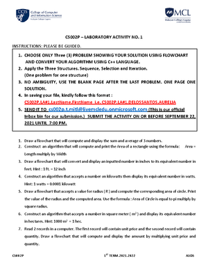 CS002P-OBE - Computer Fundamentals and Programming - CS002P: OBE-FINAL PORTFOLIO PROJECT NAME ...