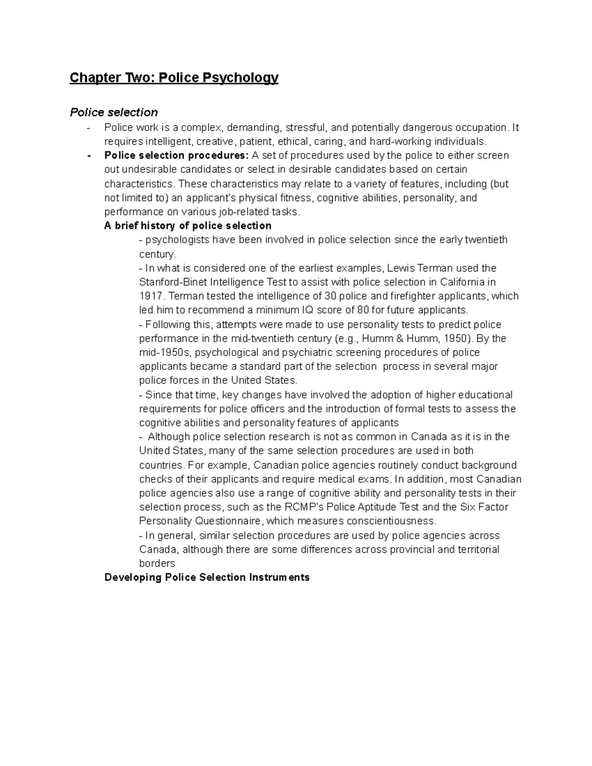 Psych 2150 - Chapter 2 Notes - Psyc 2150 - Memorial University - Studocu