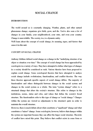 Introduction TO Social Problems - INTRODUCTION TO SOCIAL PROBLEMS ...