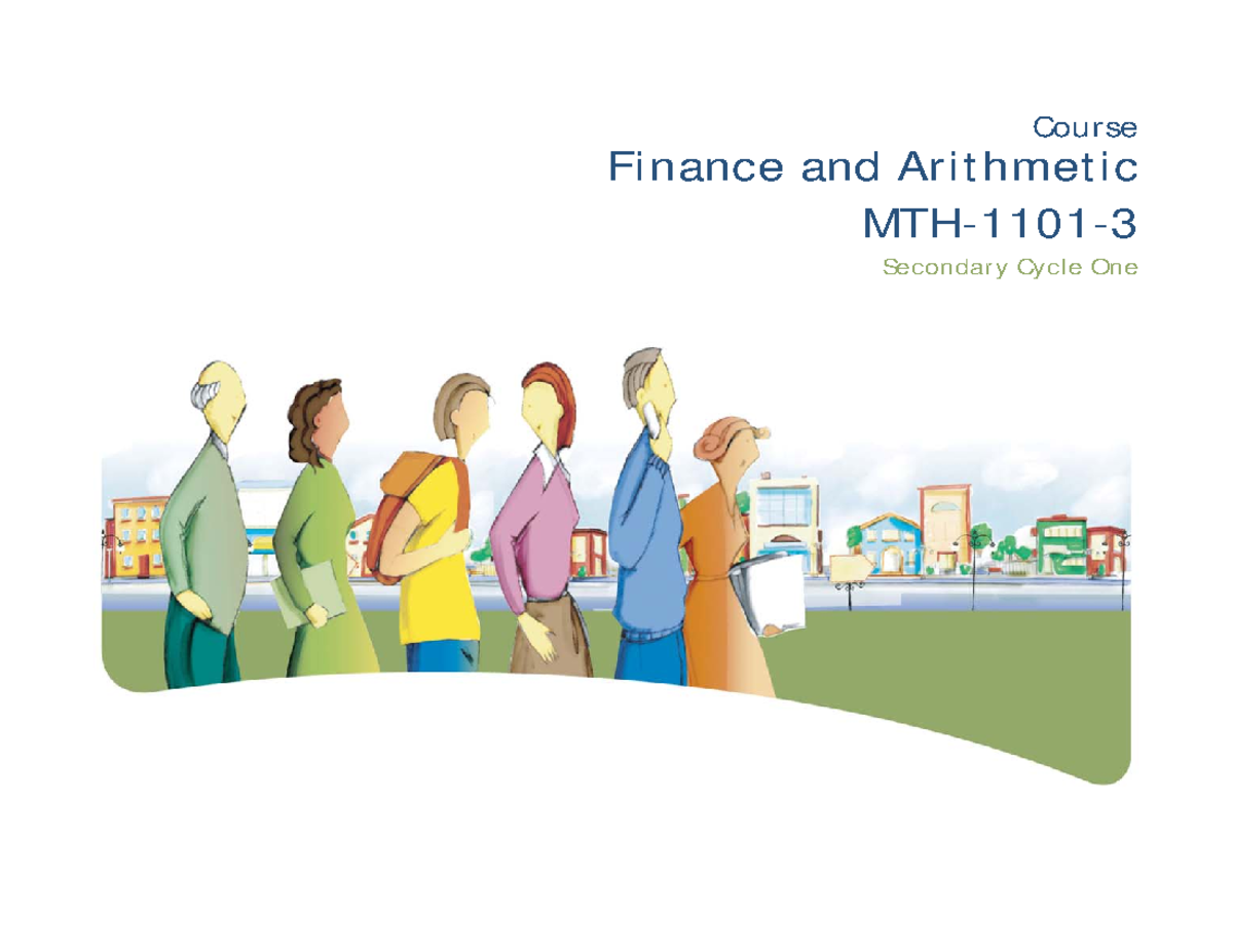 MTH-1101-3 Finance-and-Arithmetic 1 - Course Finance and Arithmetic MTH ...