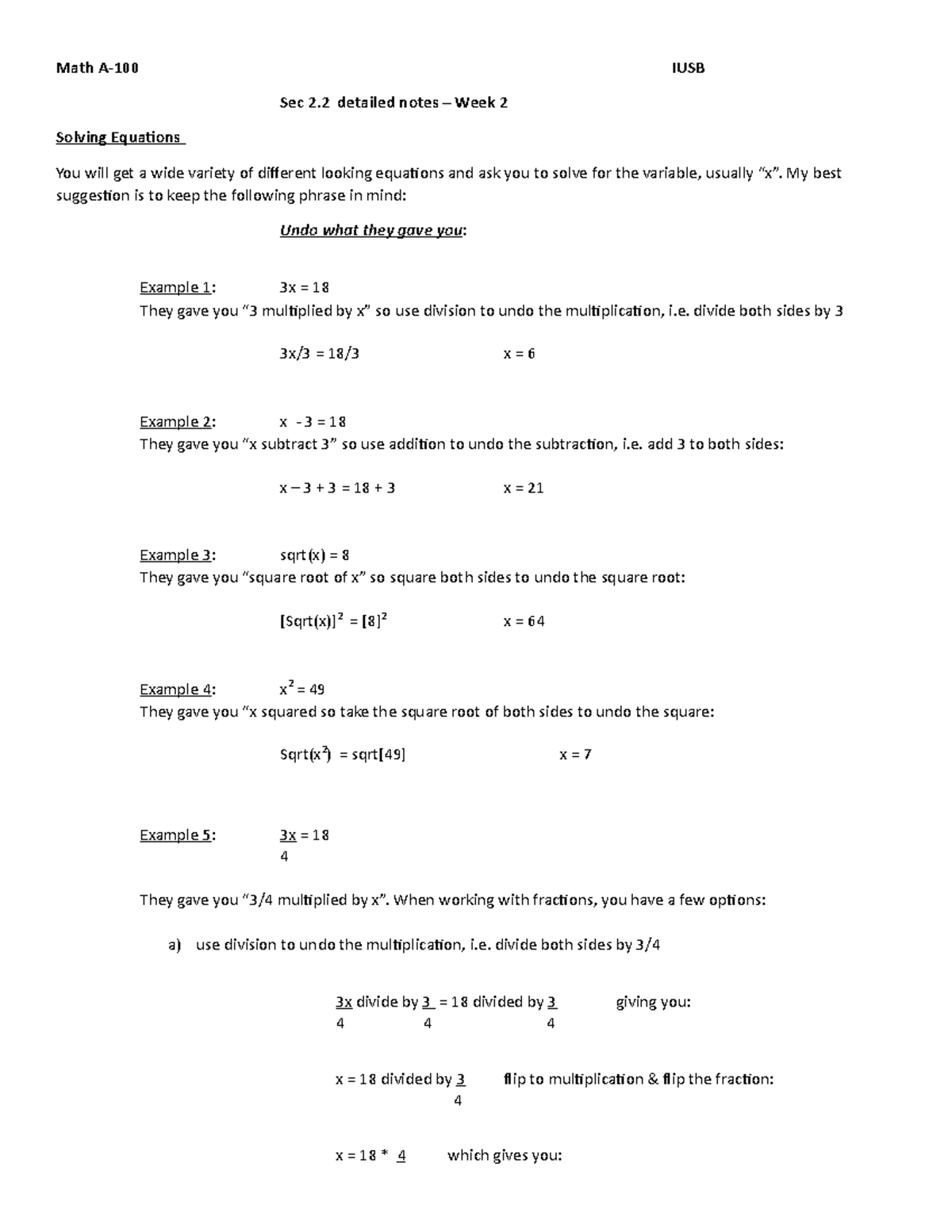 Sec. 2.2 detailed notes – Week 2 - Math A-100 IUSB Sec 2 detailed notes ...