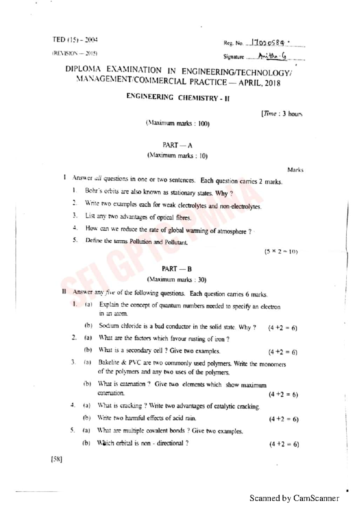 ENGINEERING CHEMISTRY II S2 - EEE Mechanical Engineering - Scanned by ...