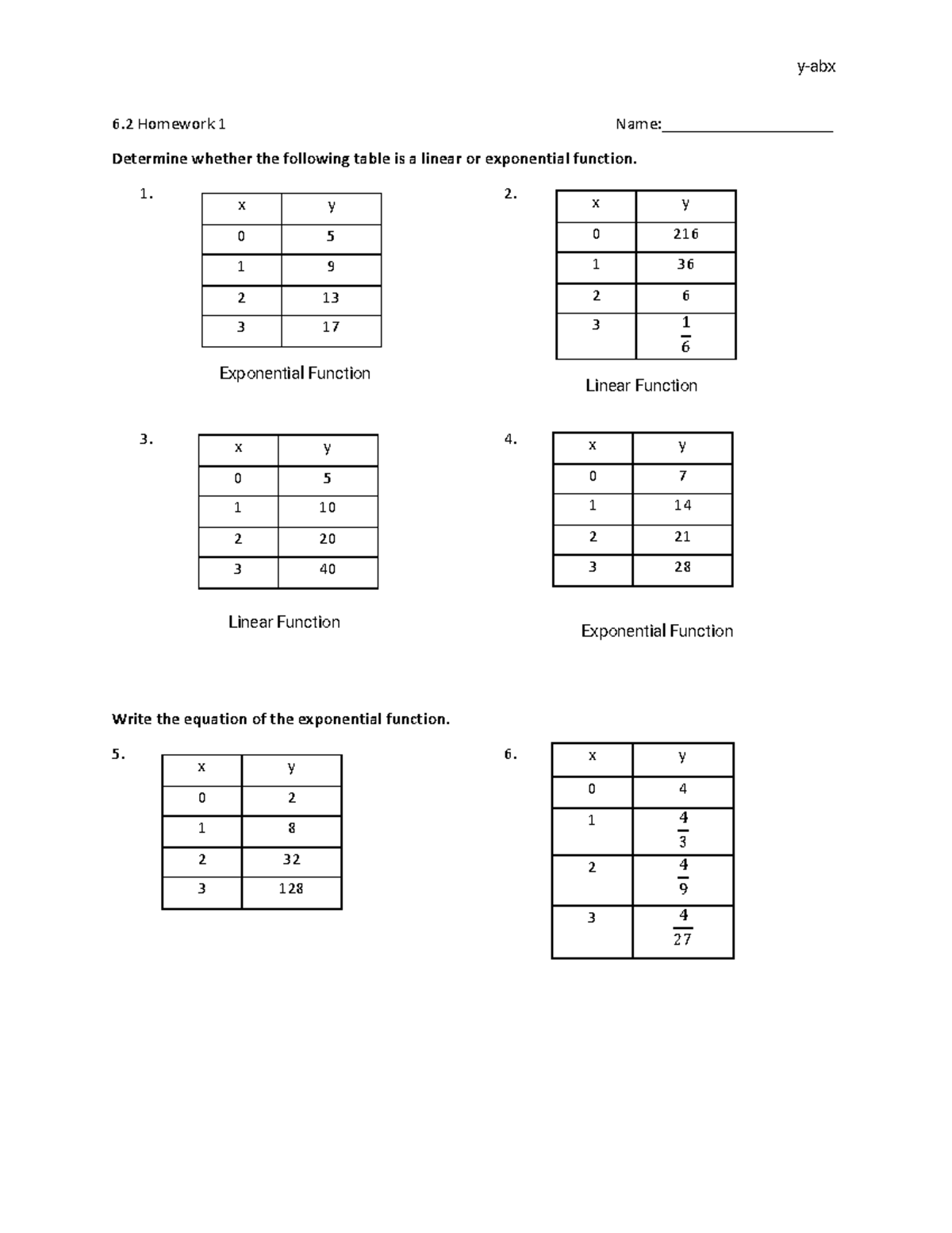 Kami Export - Ethan Powell - 6.2 homework 1 - 6 Homework 1 Name ...
