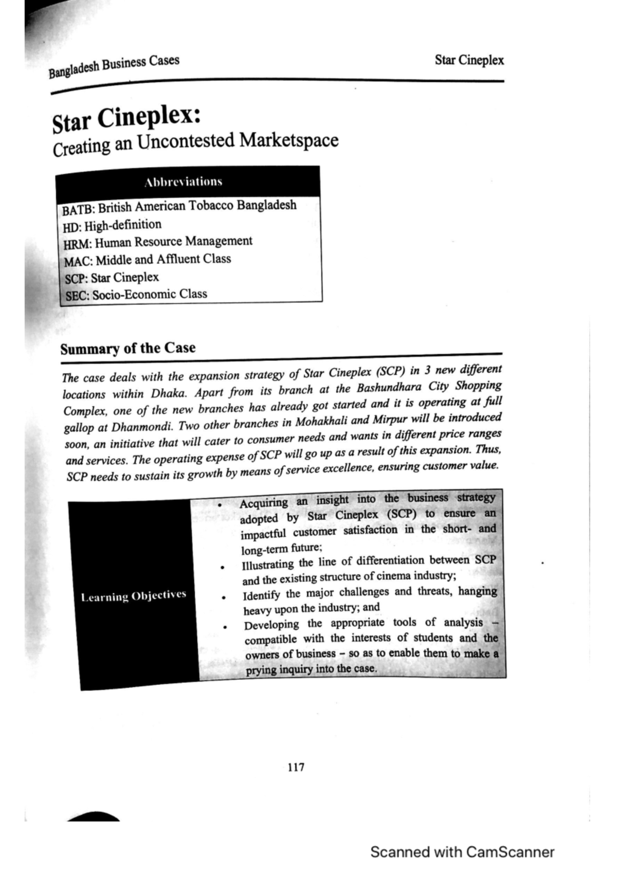 Case-Study-Cineplex ki - GMT - Studocu