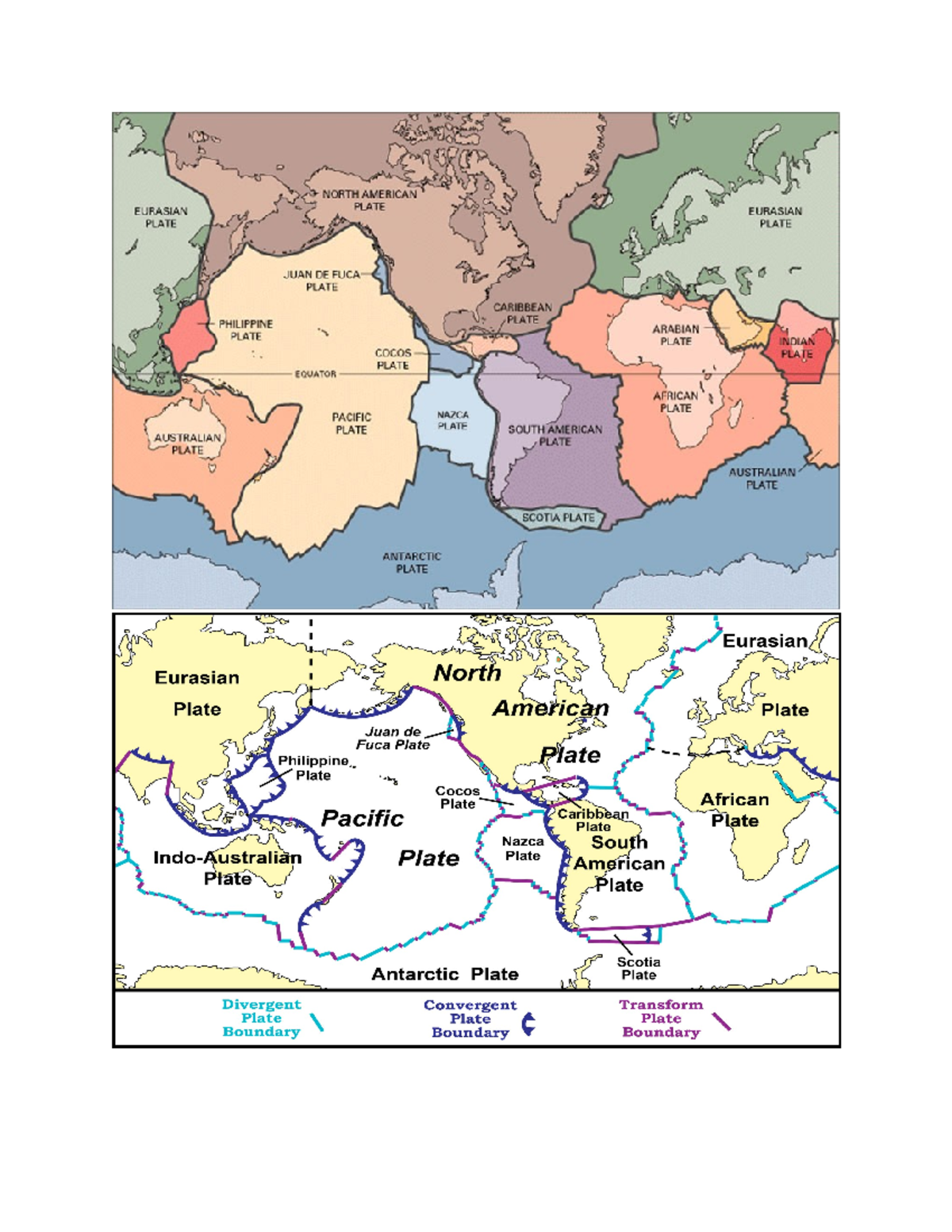 Dynamic Planet Notes - Embryonic Ocean Basin Stage A: First, there is a ...