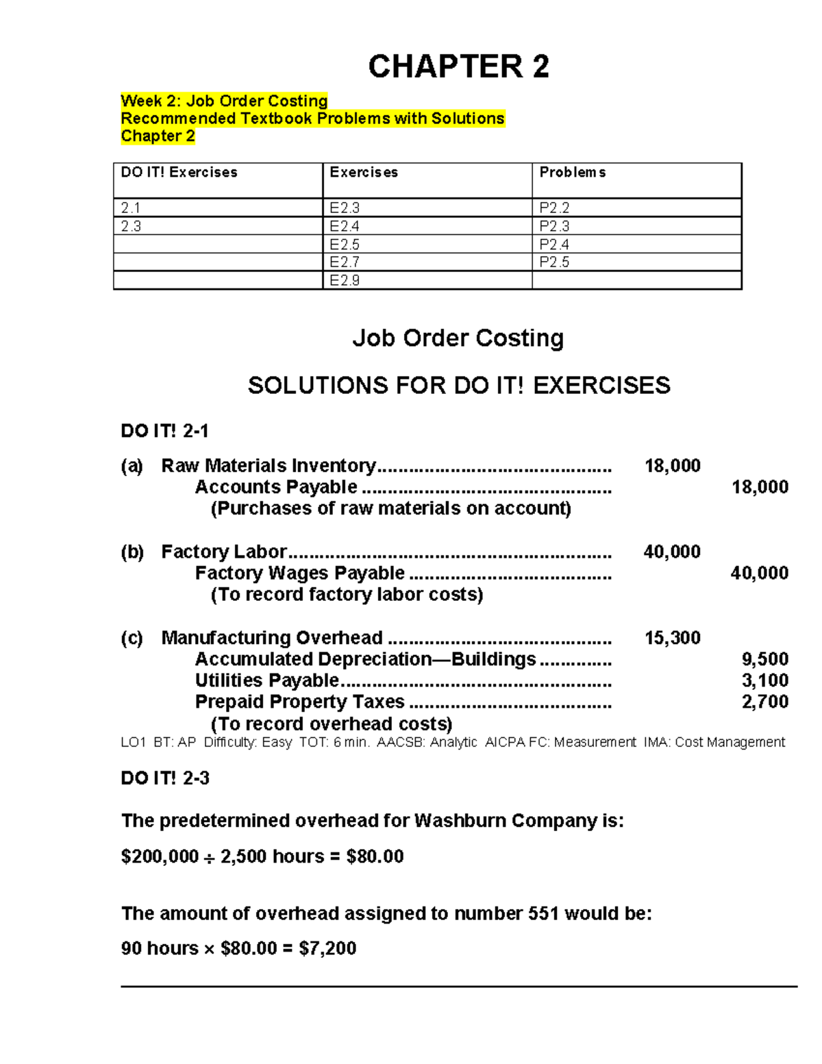 Solutions to textbook end-of-chapter questions (Chapter 2) - CHAPTER 2 ...
