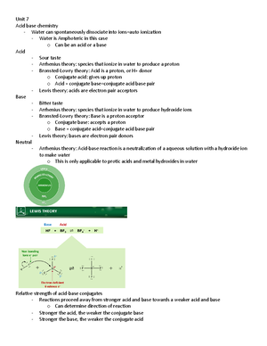 Unit 5 notes-chem 1A03 - chemistry notes - Unit 5-Chemical bonding and ...