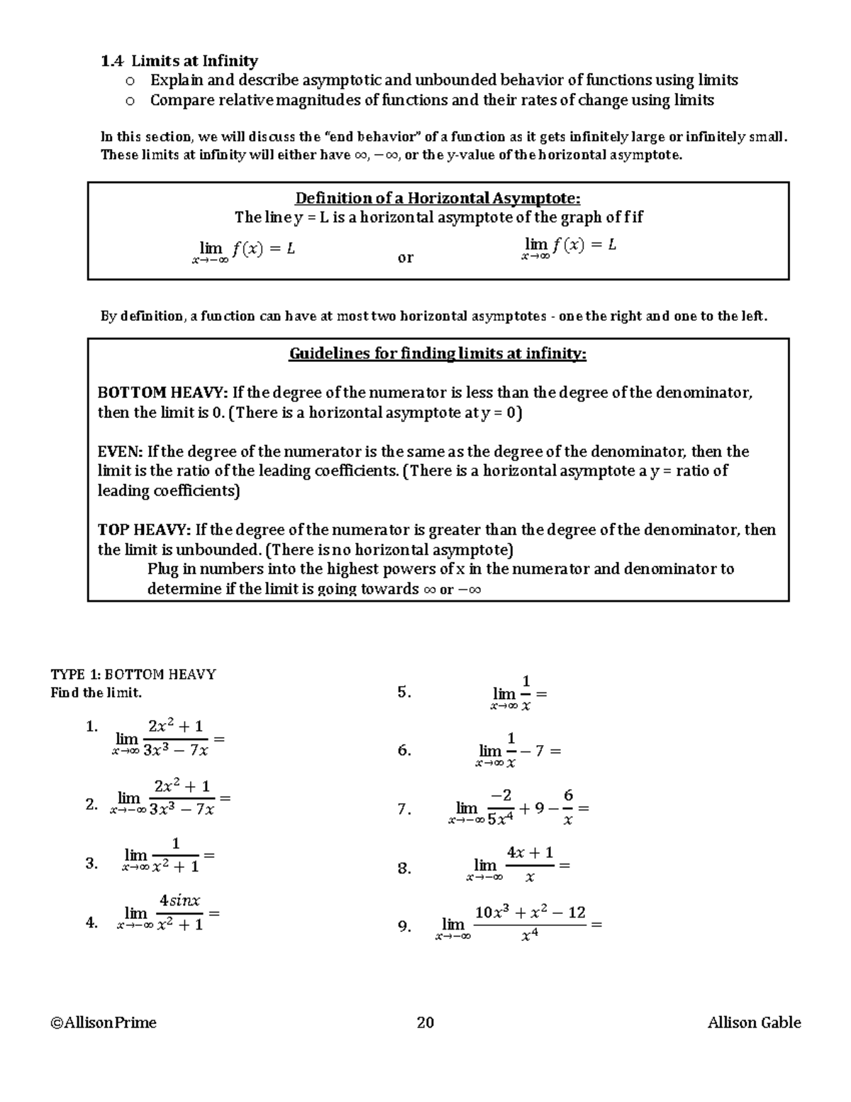 1-4-limits-at-infinity-1-limits-at-infinity-o-explain-and-describe