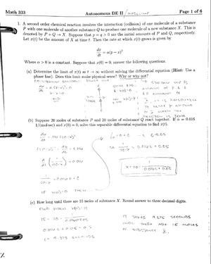 Seperable DE - Worksheet on separable differential equations lesson ...
