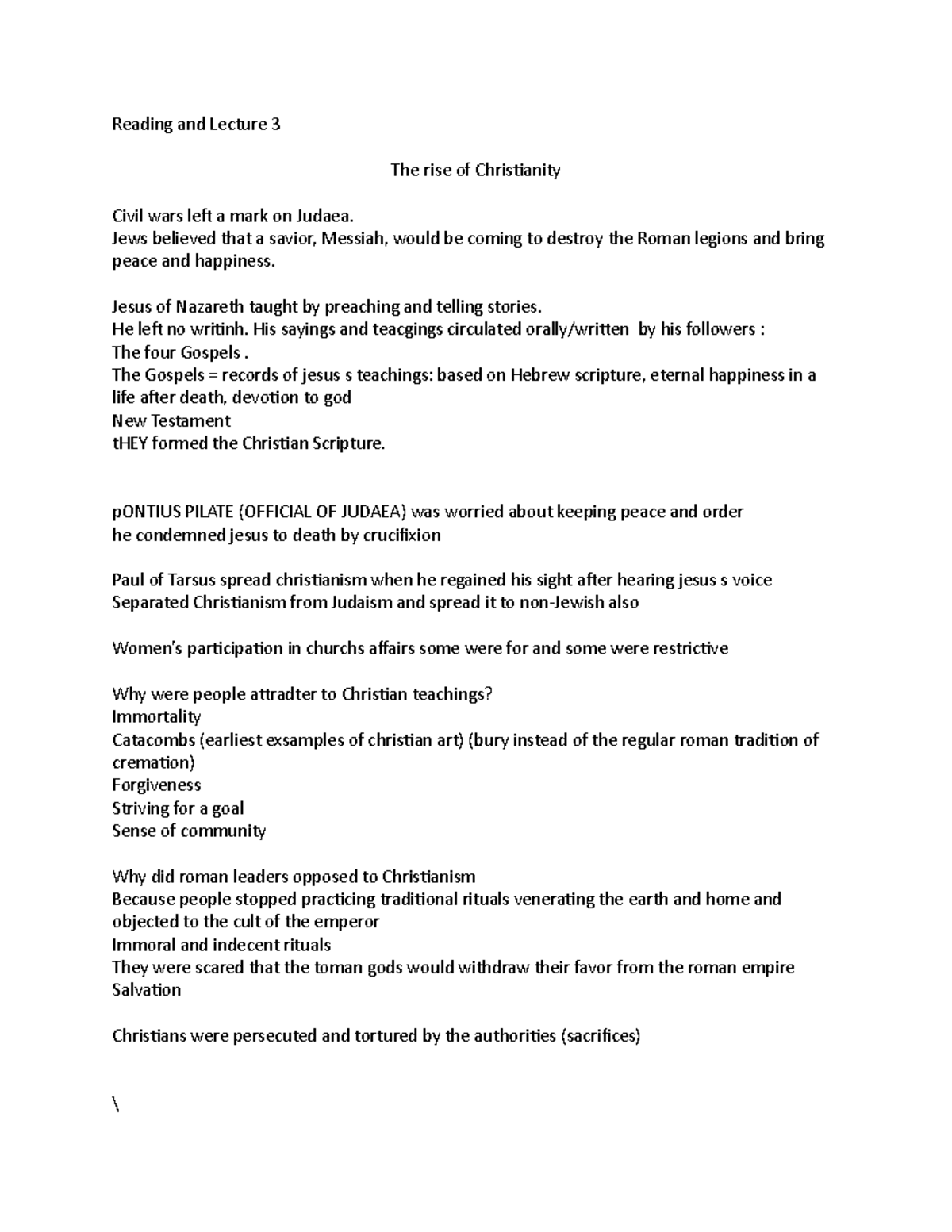 The rise of Christianity - 330-206-DW - Studocu
