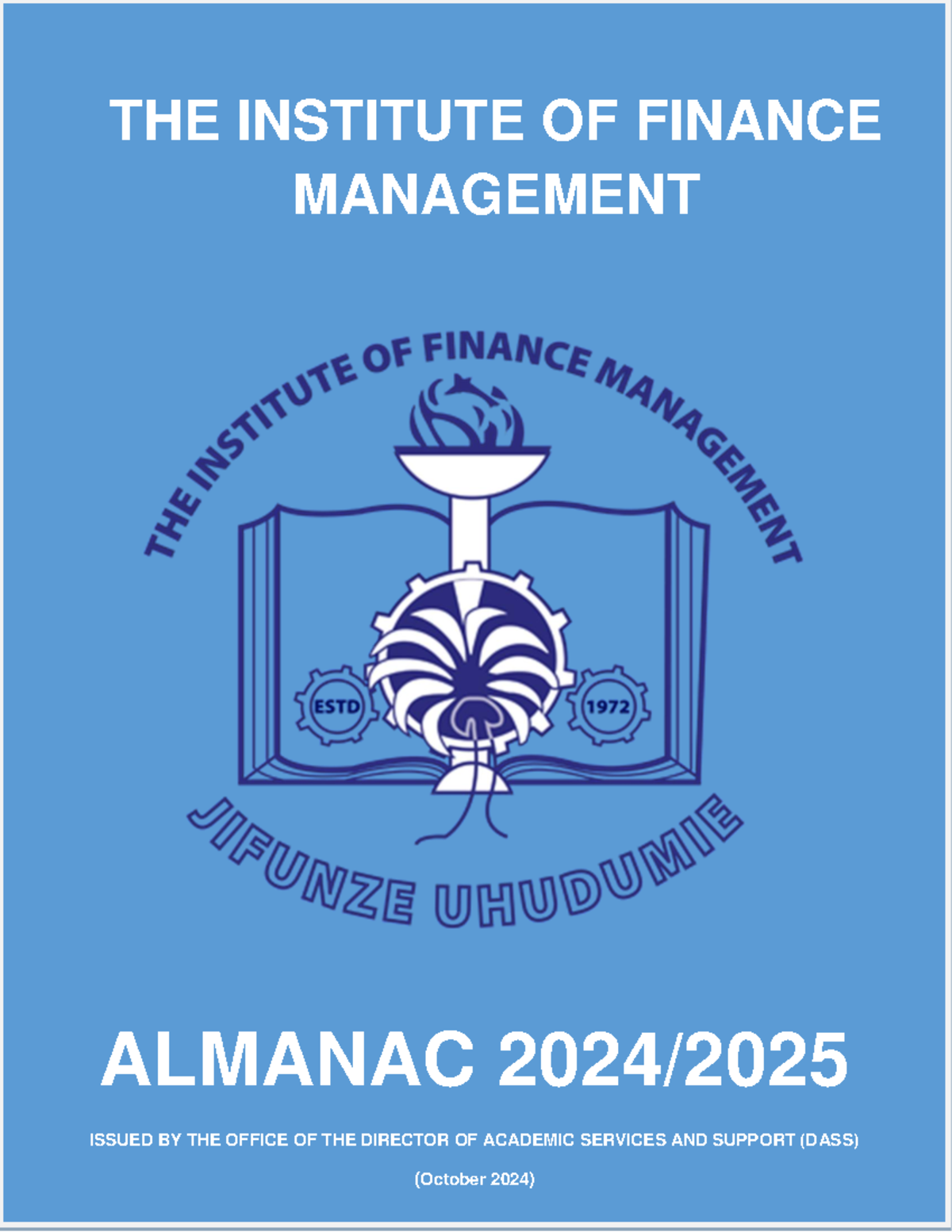 Almanac - Page 1 of 14 THE INSTITUTE OF FINANCE 3 MANAGEMENT ALMANAC 20 ...
