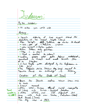 World religion notes yoruba - CHS 234 - Studocu