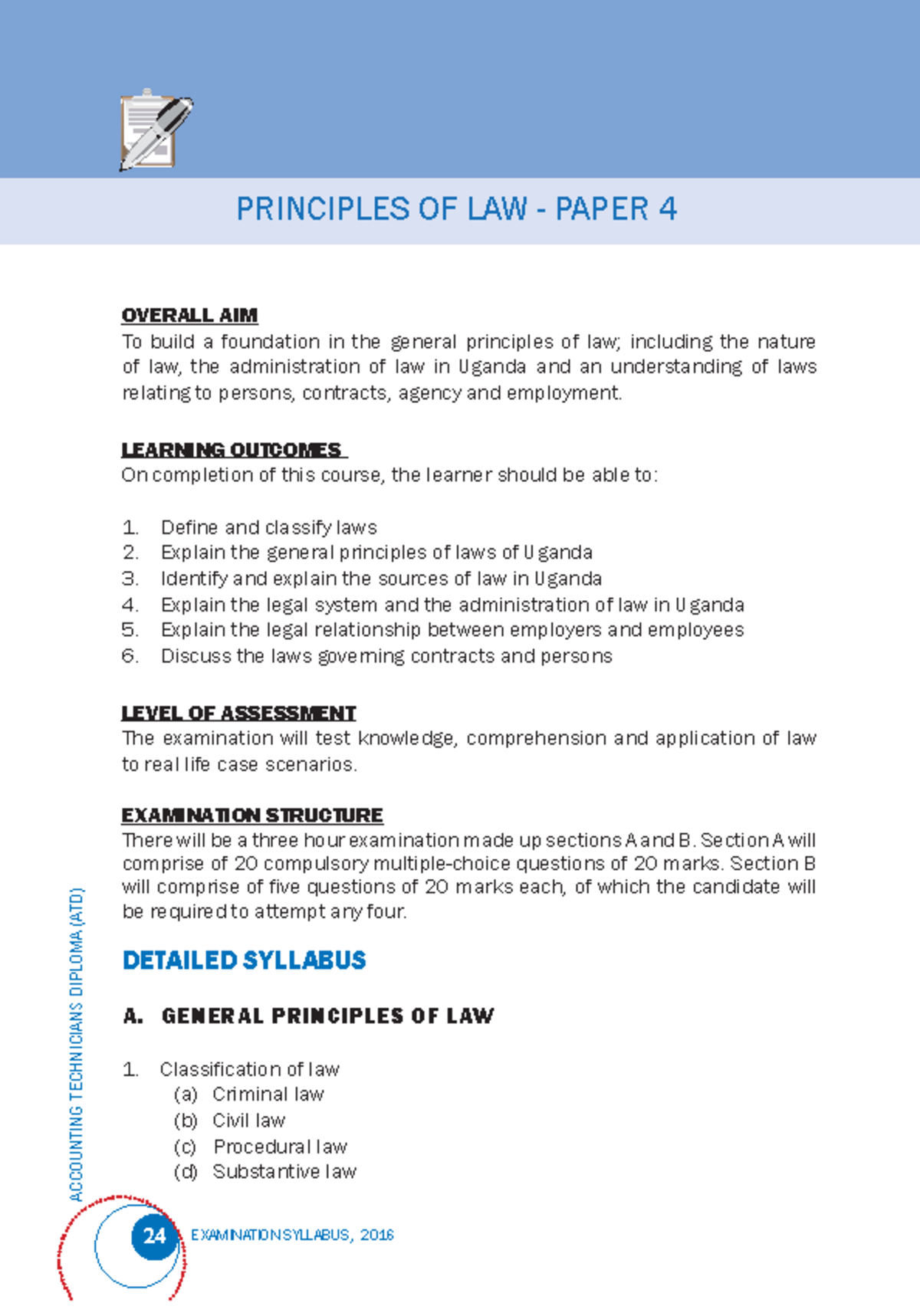 Downloaded Syllabus ON LAW - Operation Service Management - Studocu