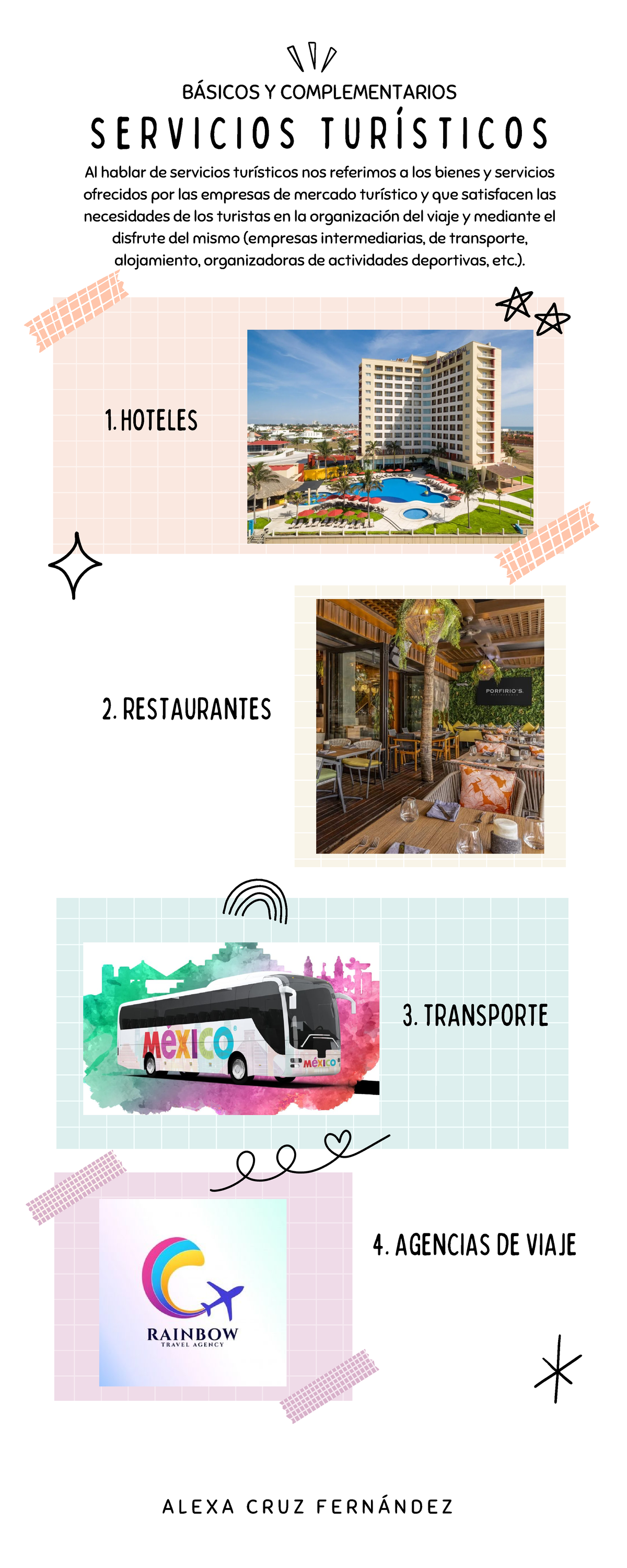 Servicios básicos y complementarios - S E R V I C I O S T U R Í S T I C O S 1. HOTELES 2. - Studocu