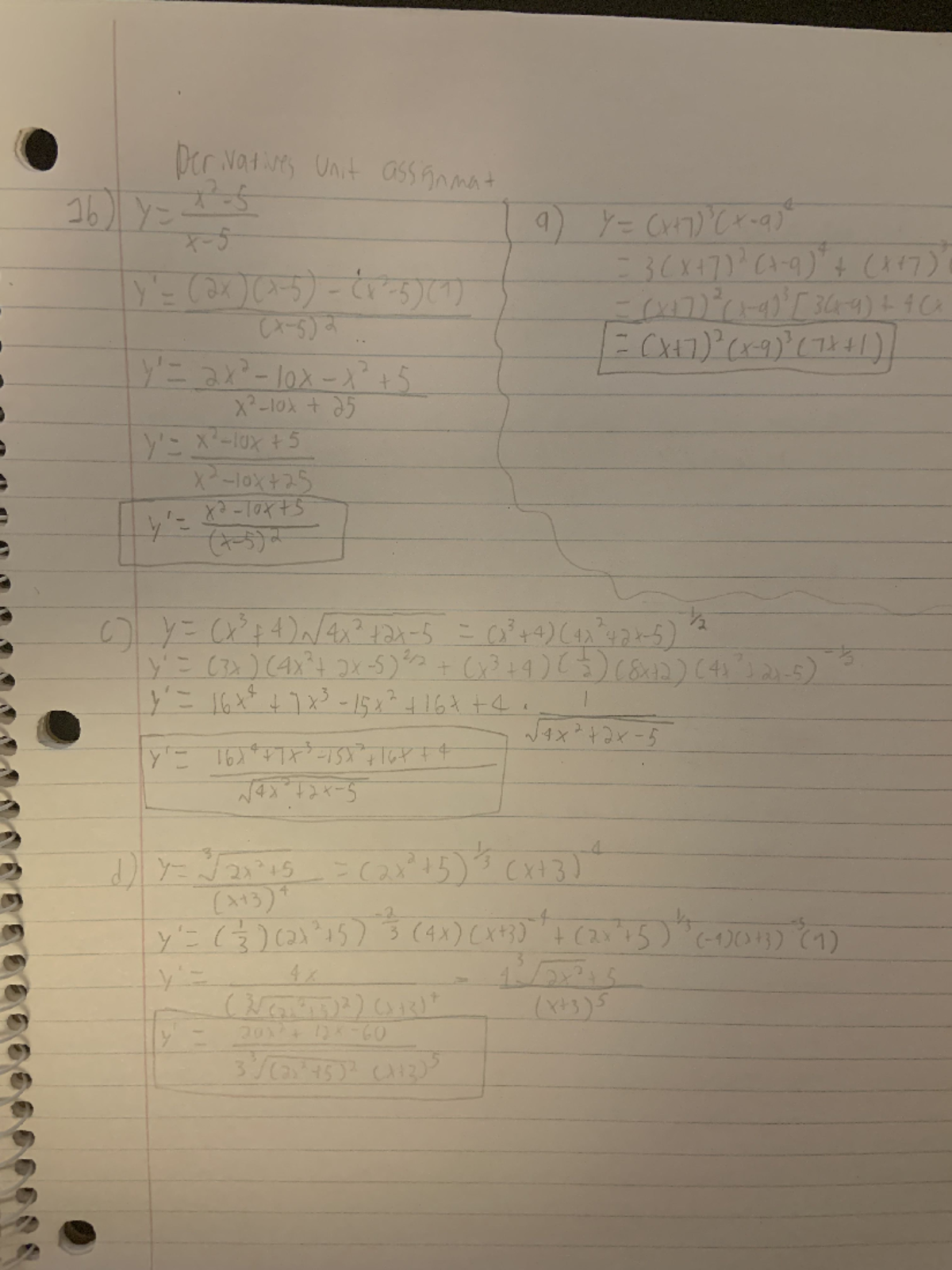 Unit 6 assignment - notes - Math 1F03 - Studocu