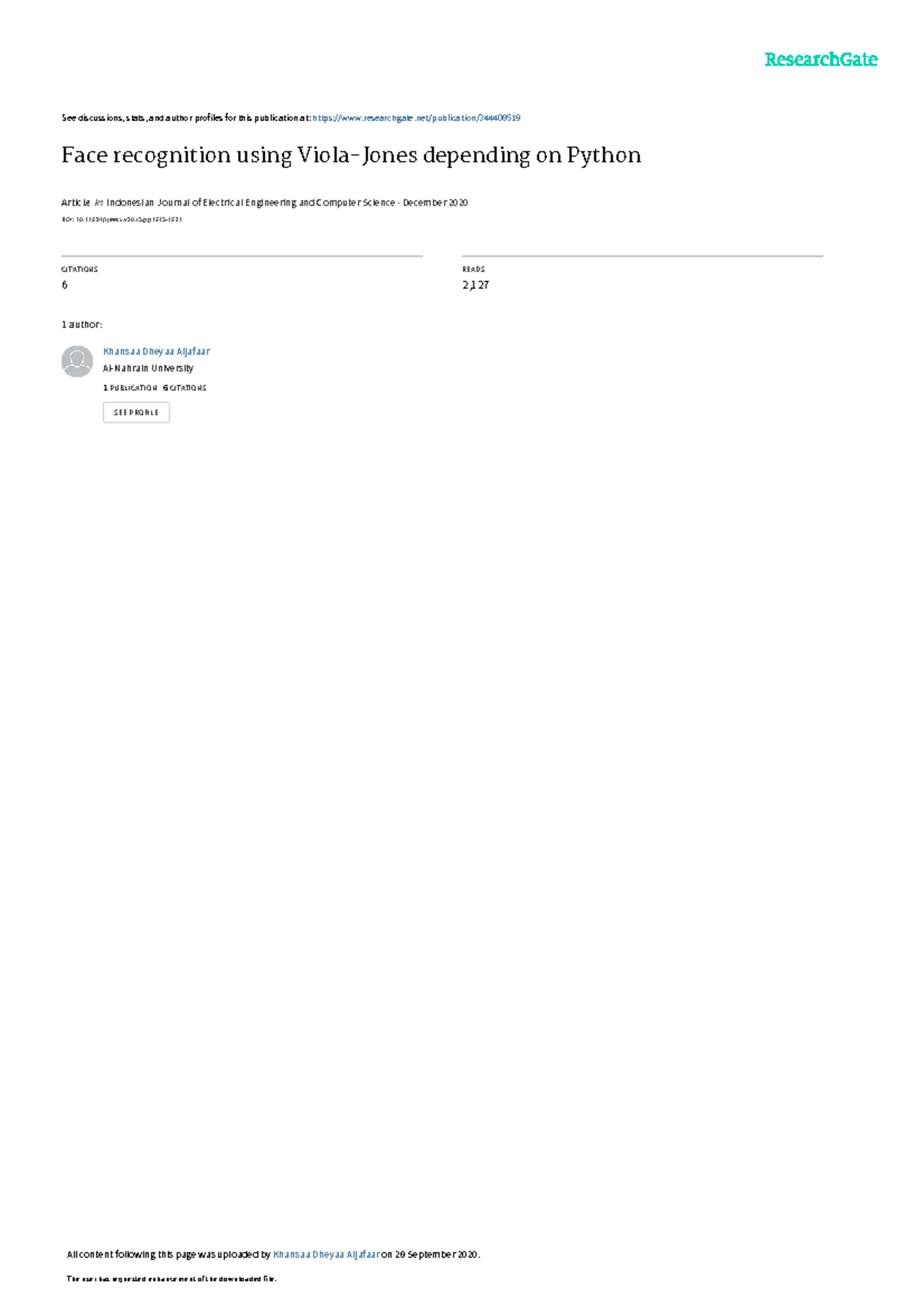 Face Recognition Using Python - Power Electronics - Studocu