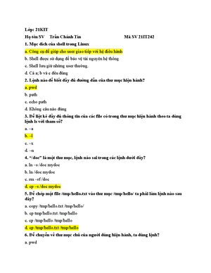 CSDL 60TH3 - goooo - ÔN TẬP CƠ SỞ DỮ LIỆU 60TH 20h15p – 22h 19/5/ Câu Nội dung Mentor 1 Đại số ...