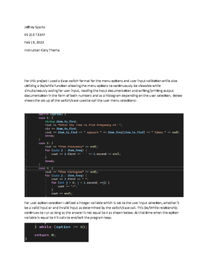 Module 4 Journal - Tester Jeffrey Sparks - 1 Module 4-3 Journal: Tester ...