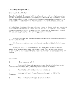 Bio Chem Strawberry DNA Lab Report - Linnea Grotte 07/23/ DNA ...
