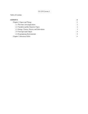 CS3250 Lesson 5 Lecture&Notes - CS-3250 Lesson 5 Lecture and Notes ...
