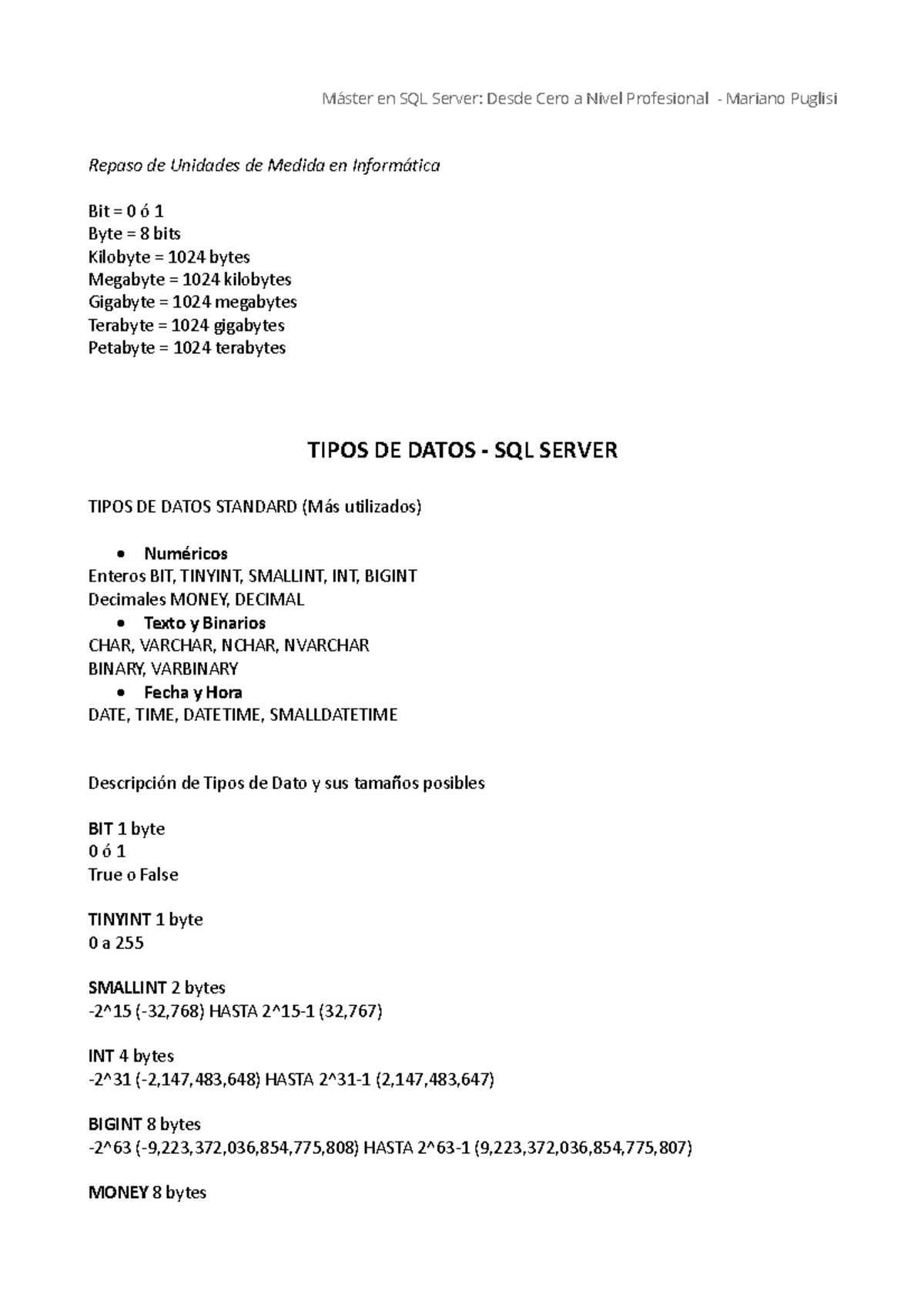 S03 - sql - Máster en SQL Server: Desde Cero a Nivel Profesional ...